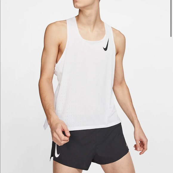 Nike | Shirts | Nike Aeroswift Mens Running Singlet Top Breathable ...